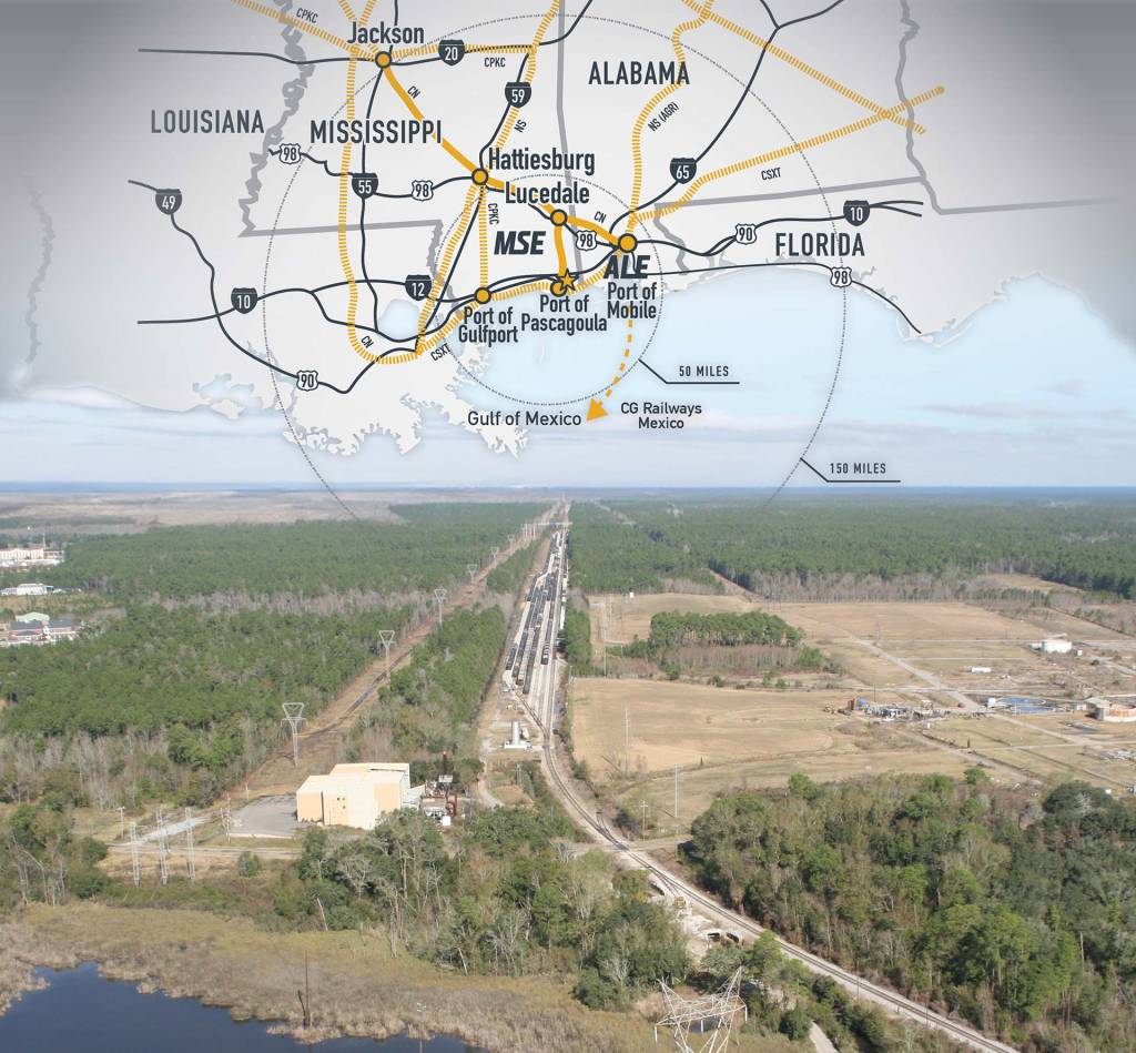 Moss Point Yard Industrial Site - MSE - Mississippi Export Railroad